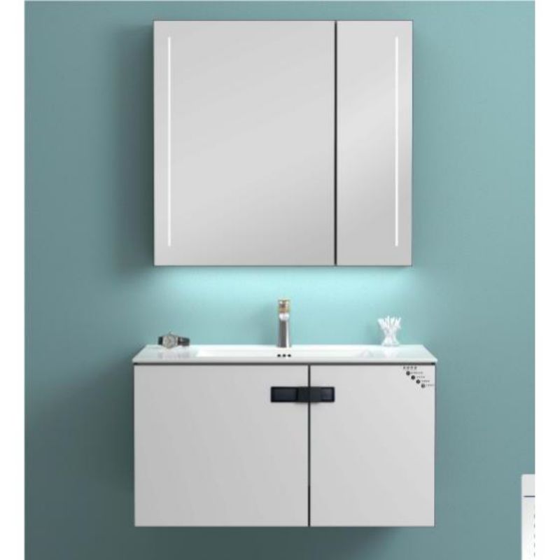 OEM Modern simple style advanced sense bathroom cabinet with ceramic ...